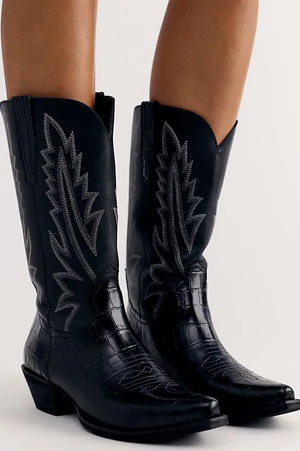 Matisse Round-up Western Boots - Black