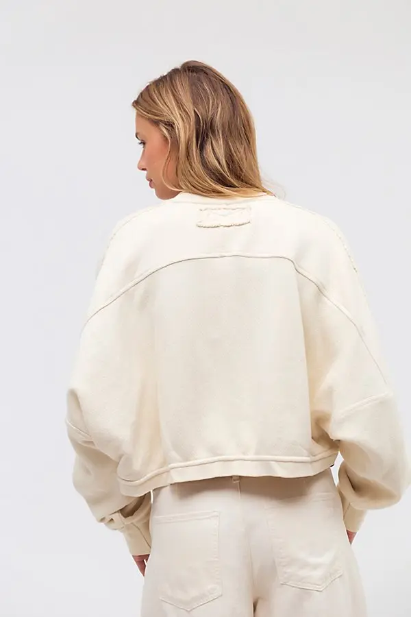 Free People We The Free Charm Bolero Cardigan - Tofu Combo