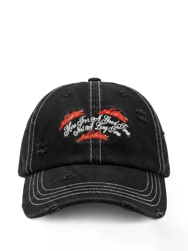 PAS DE MER Good Time Baseball Cap - Black