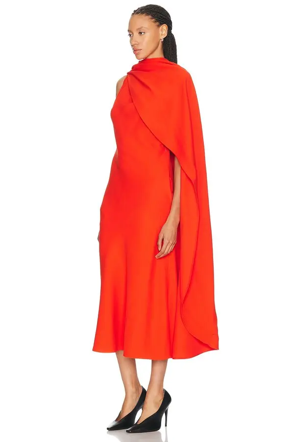 Balenciaga Draped Maxi Dress