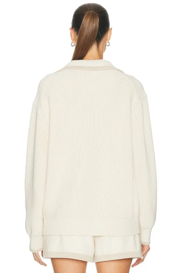 SRG Dae Contrast Polo Sweater
