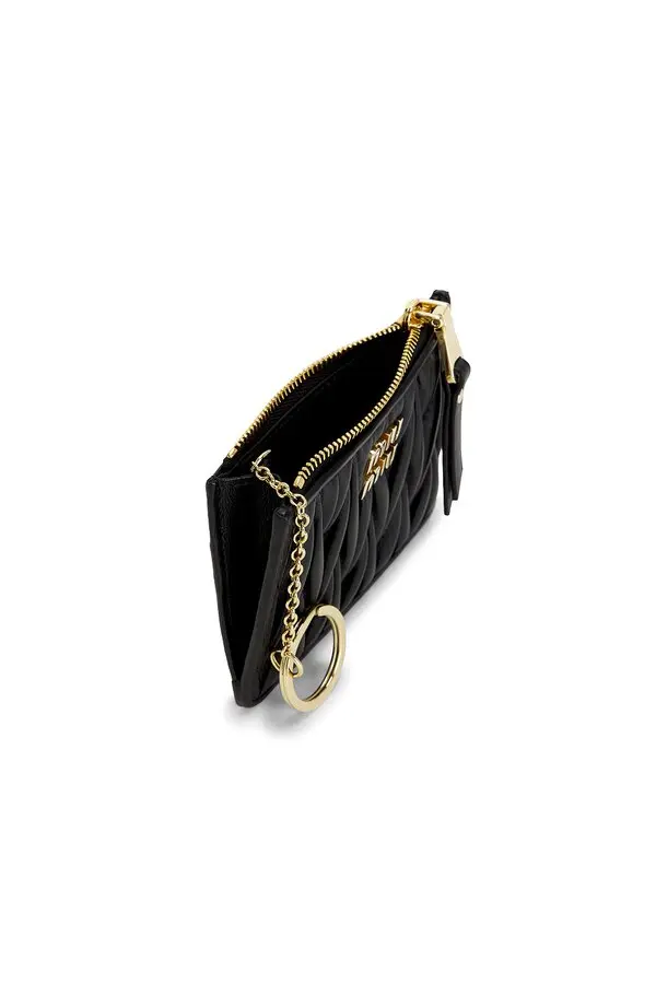 Miu Miu Card Case In Black