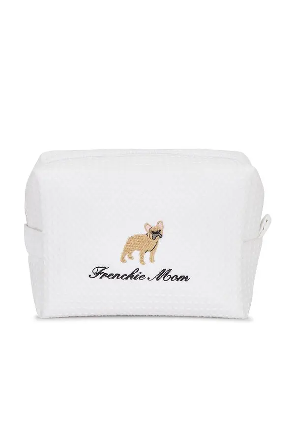 ABBODE Frenchie Mom Waffle Pouch - Cloud