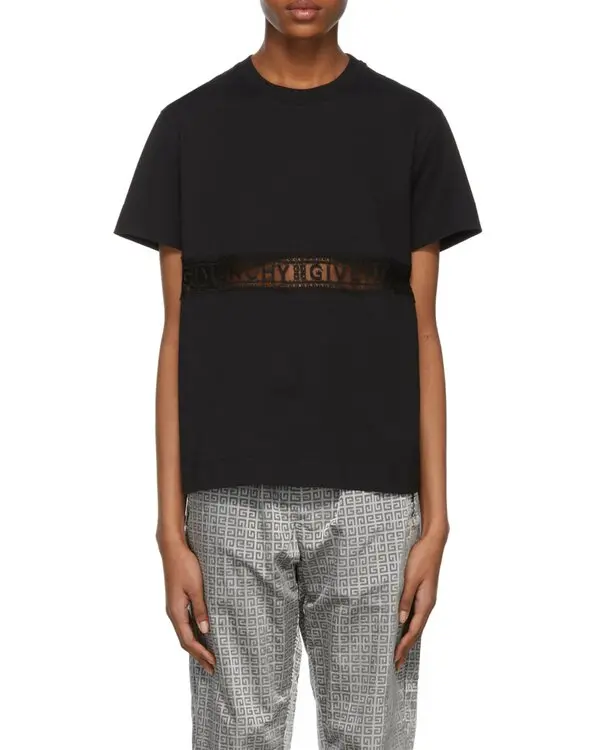 Givenchy Lace Webbing T-shirt