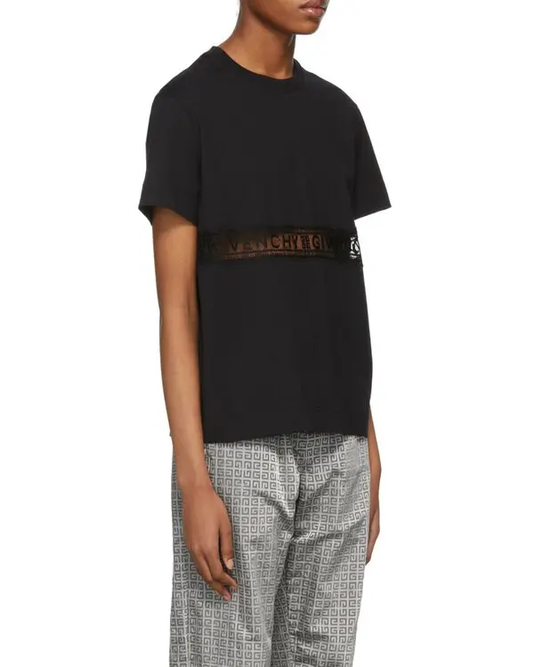 Givenchy Lace Webbing T-shirt