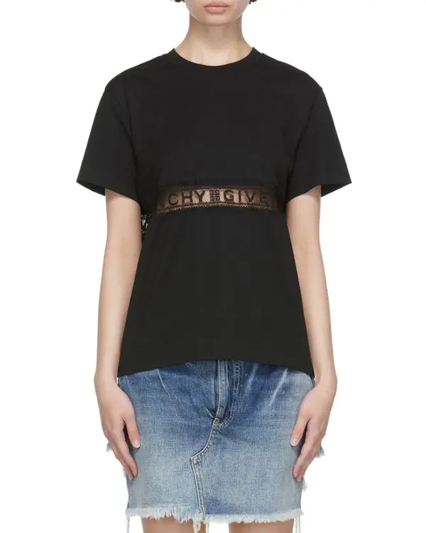 Givenchy Lace Webbing T-shirt