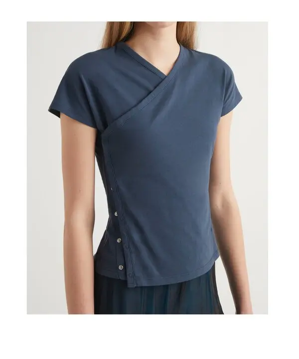 Paloma Wool Olimpia Wrap-neck T-shirt