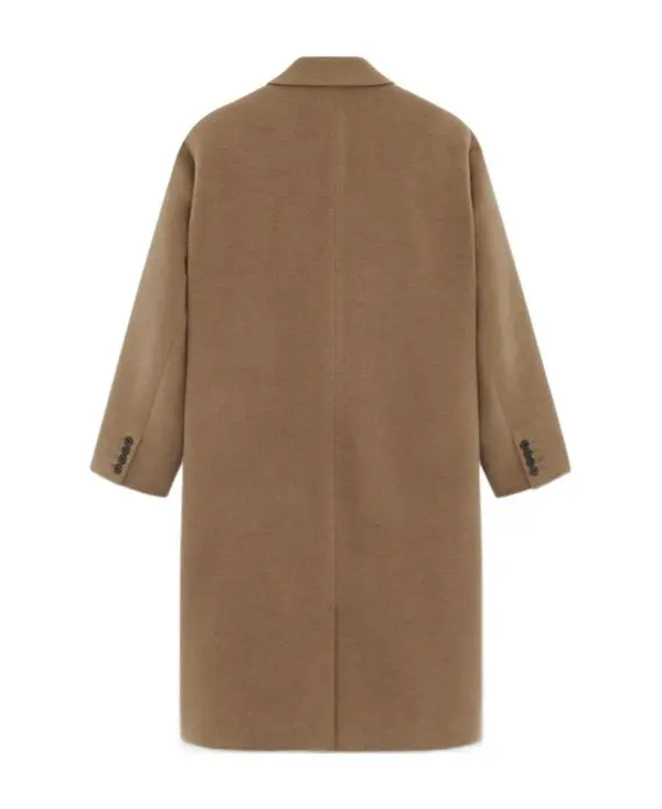 Saint Laurent Single-breasted Long-sleeved Coat
