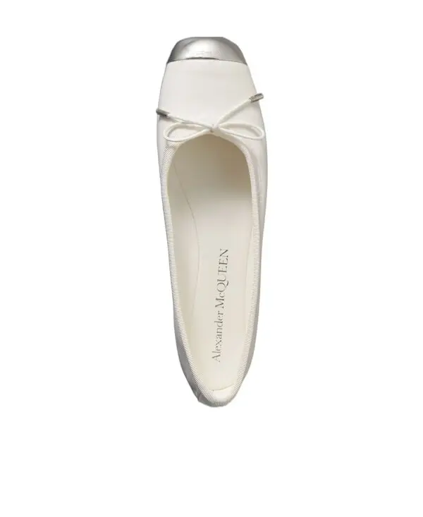 Alexander McQueen Logo Ballet Flats
