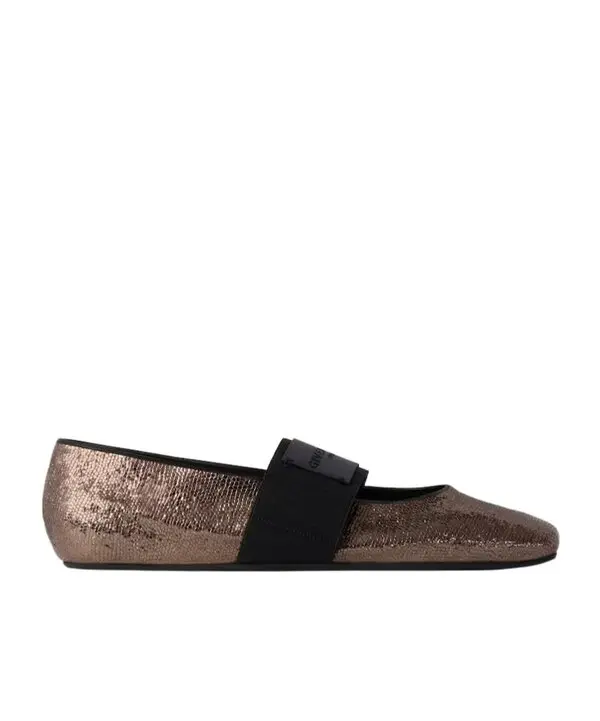 Givenchy Sliced Square Strap Ballet Flats
