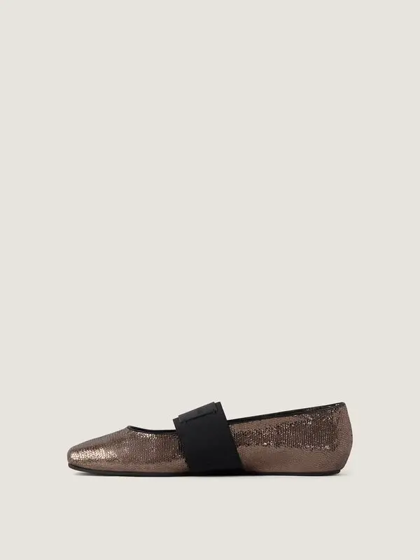 Givenchy Sliced Square Strap Ballet Flats