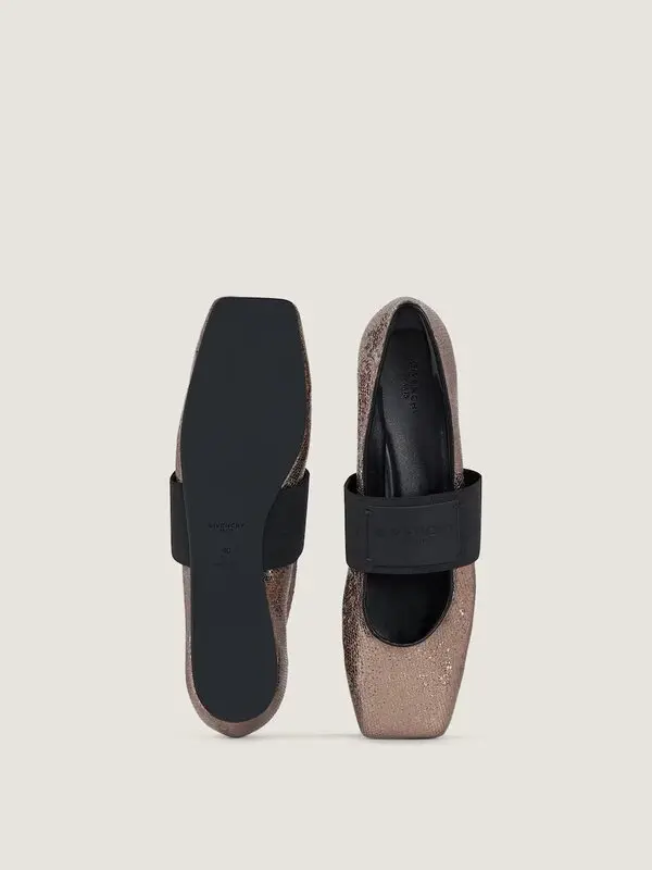 Givenchy Sliced Square Strap Ballet Flats