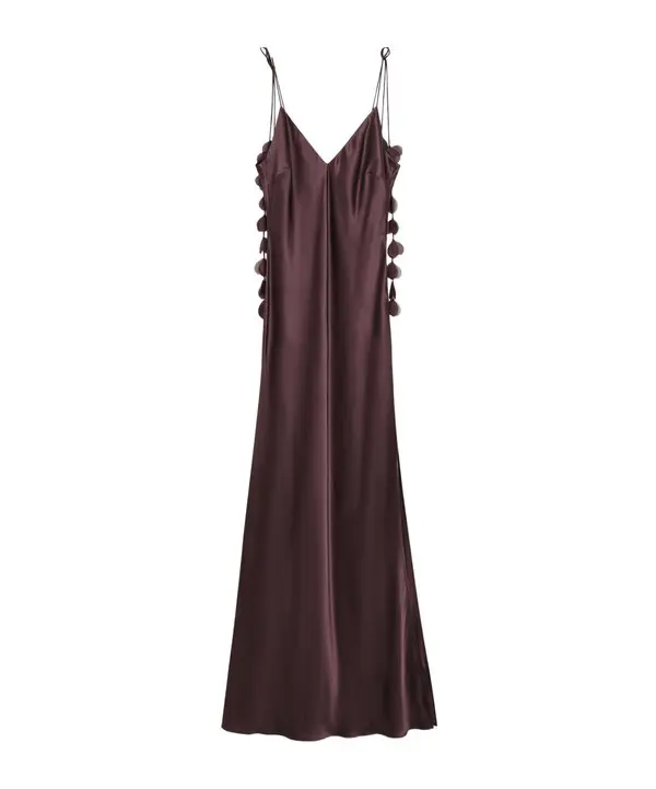 BY MALENE BIRGER Pasquale Silk Maxi Dress - Purple