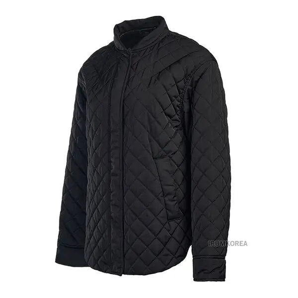 IBLUES Quilted Cotton Long Sleeve Jacket With Snap Button Placket