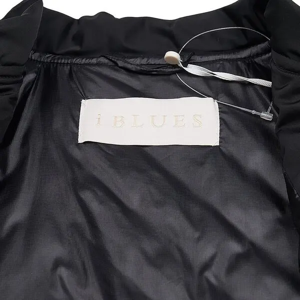 IBLUES Quilted Cotton Long Sleeve Jacket With Snap Button Placket