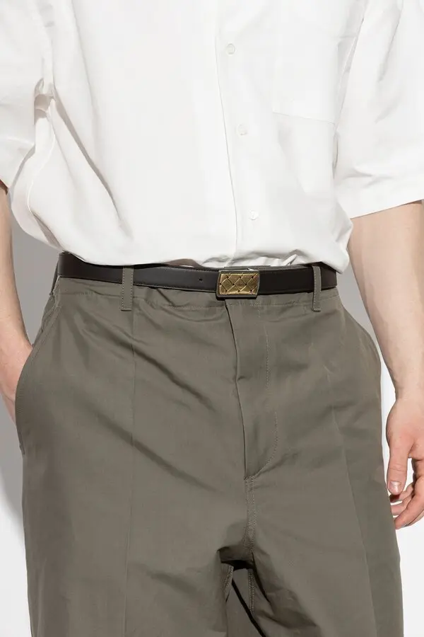 Bottega Veneta Square Buckle Belt