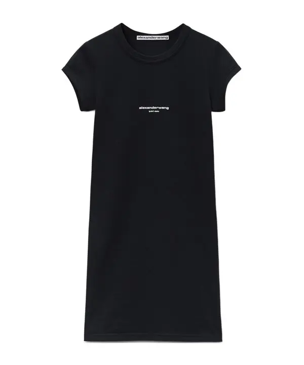 Alexander Wang Logo Jersey T-shirt Dress