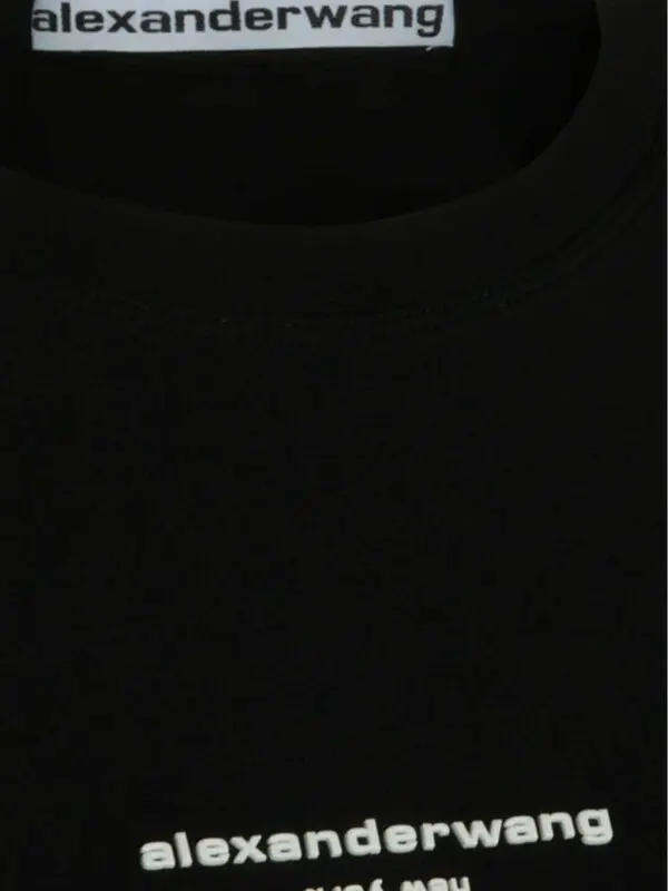 Alexander Wang Logo Jersey T-shirt Dress
