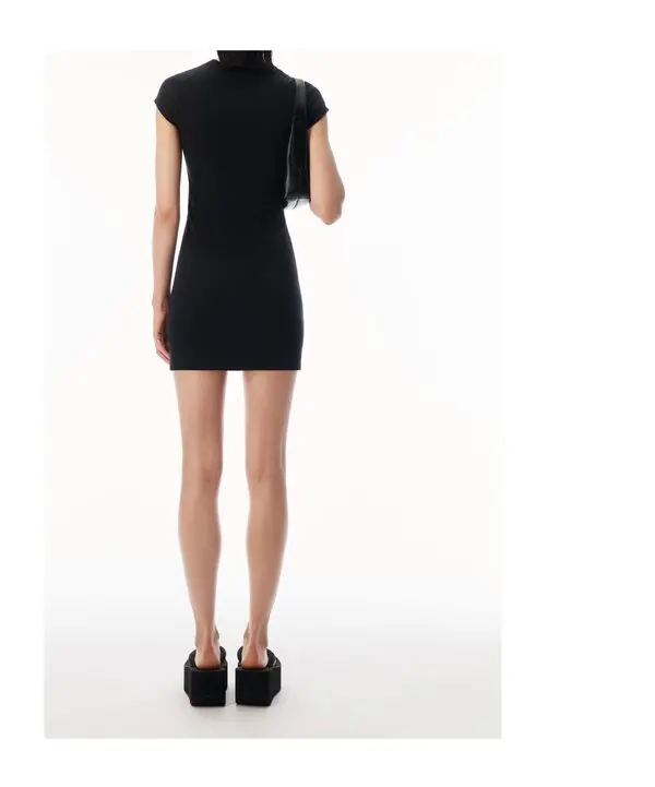 Alexander Wang Logo Jersey T-shirt Dress