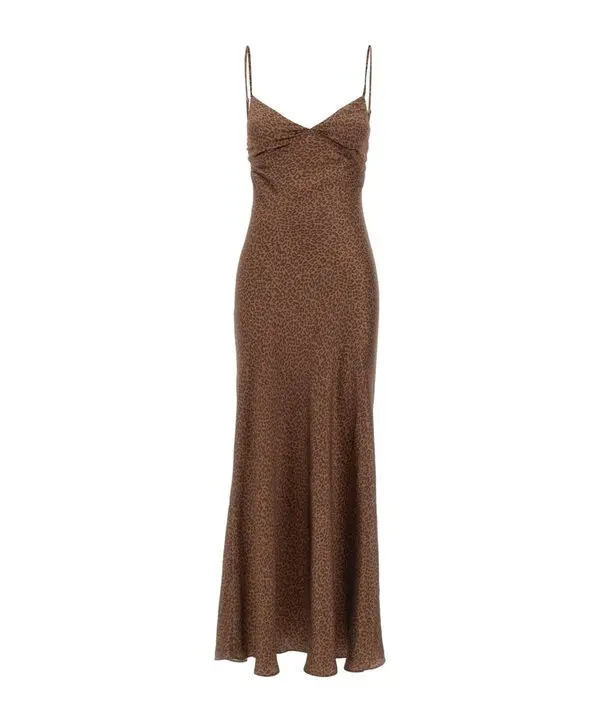 MC2 SAINT BARTH Strappy V-neck Maxi Dress With Open Back