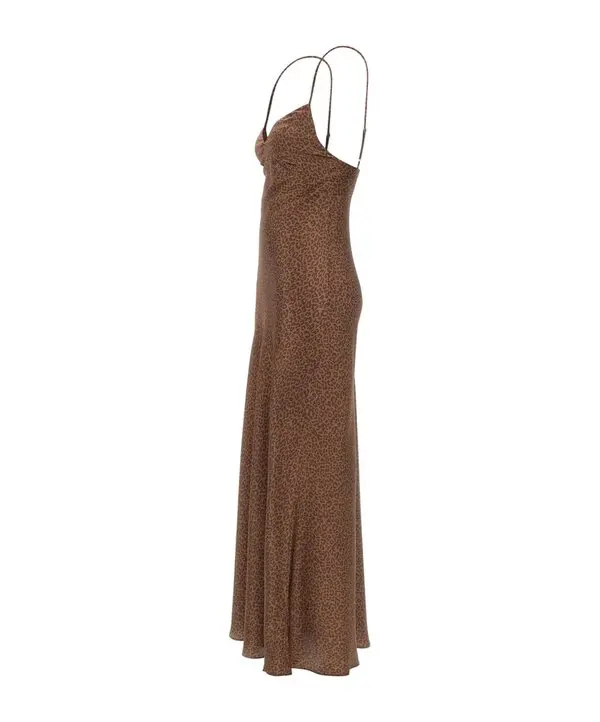 MC2 SAINT BARTH Strappy V-neck Maxi Dress With Open Back