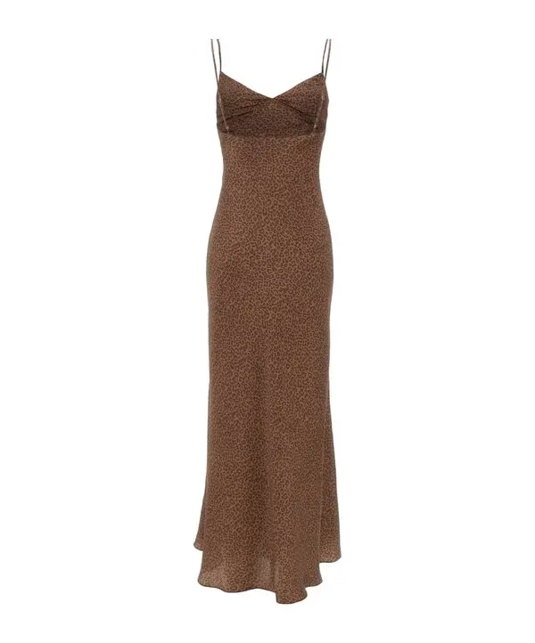 MC2 SAINT BARTH Strappy V-neck Maxi Dress With Open Back