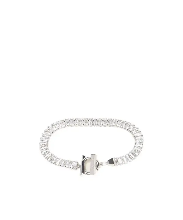 FERRAGAMO Logo-patterned Bracelet - Silver