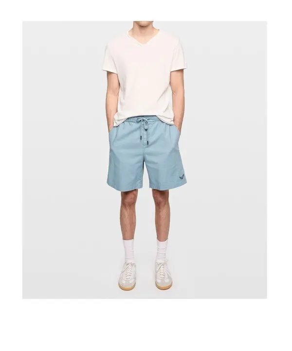 Zadig&Voltaire Pany Drawstring Waist Logo-embroidered Shorts
