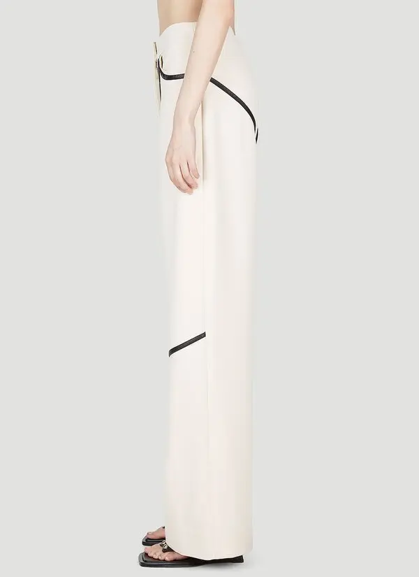 Paris Georgia Rodeo High Waist Piped Pants