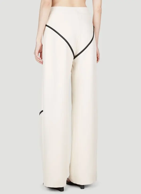 Paris Georgia Rodeo High Waist Piped Pants