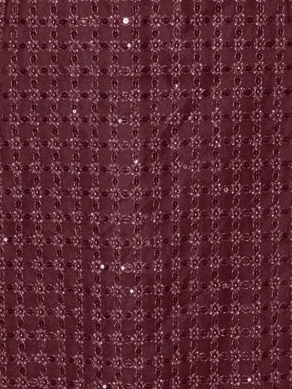 ROTATE BY BIRGER CHRISTENSEN Beaded Maxi Tube Dress - Red