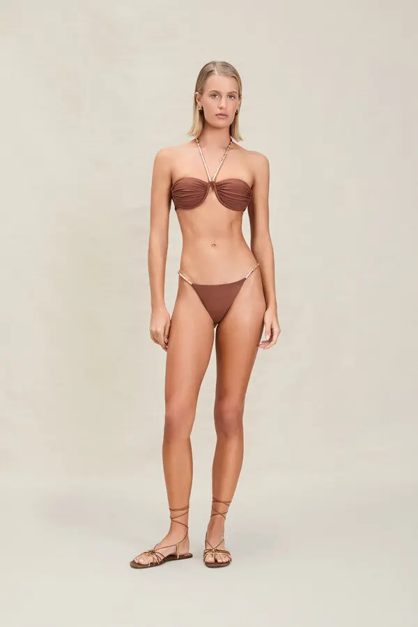 Devon Windsor Giana Top - Brown