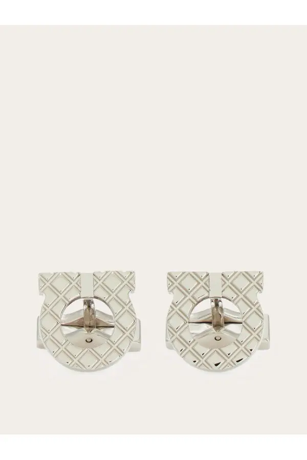 FERRAGAMO Gancini Cufflinks - Silver