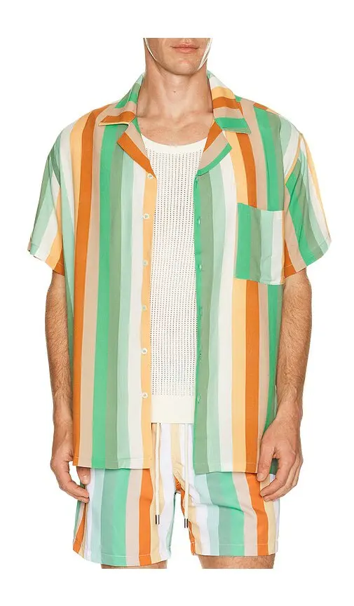 ARRELS BARCELONA Camp Collar Shirt In . Also