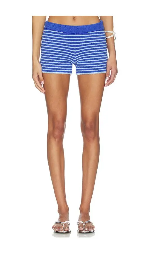 DE ROCOCO Boucle Micro Mini Shorts
