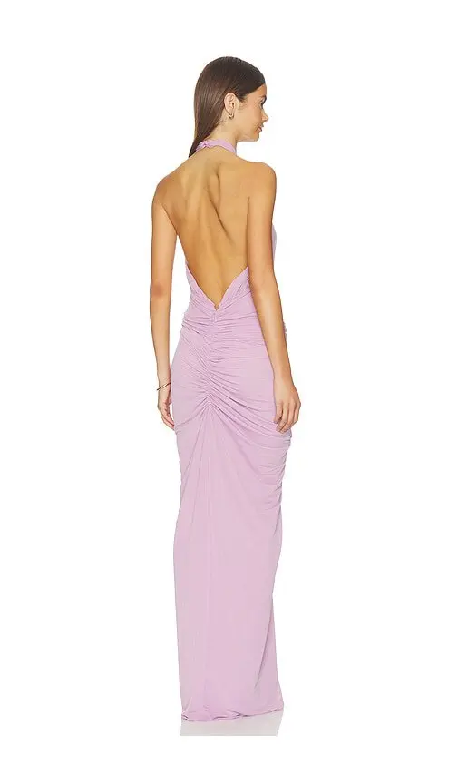 Ronny Kobo Monique Halterneck Gown