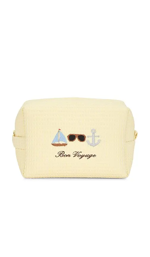 ABBODE Bon Voyage Waffle Pouch - Lemon