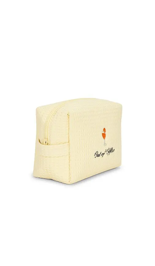 ABBODE Out Of Office Spritz Waffle Pouch - Lemon
