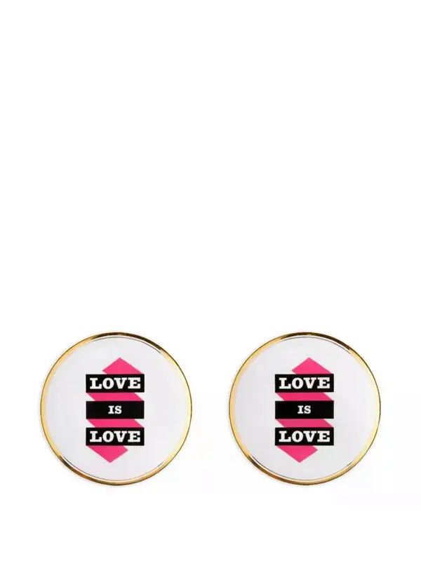 BITOSSI HOME Love Is Love Graphic-print Plates