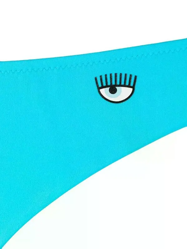 CHIARA FERRAGNI Logo Print Bikini Bottoms