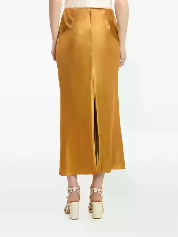 Cinq À Sept Cynthia Silk Ruffled Skirt