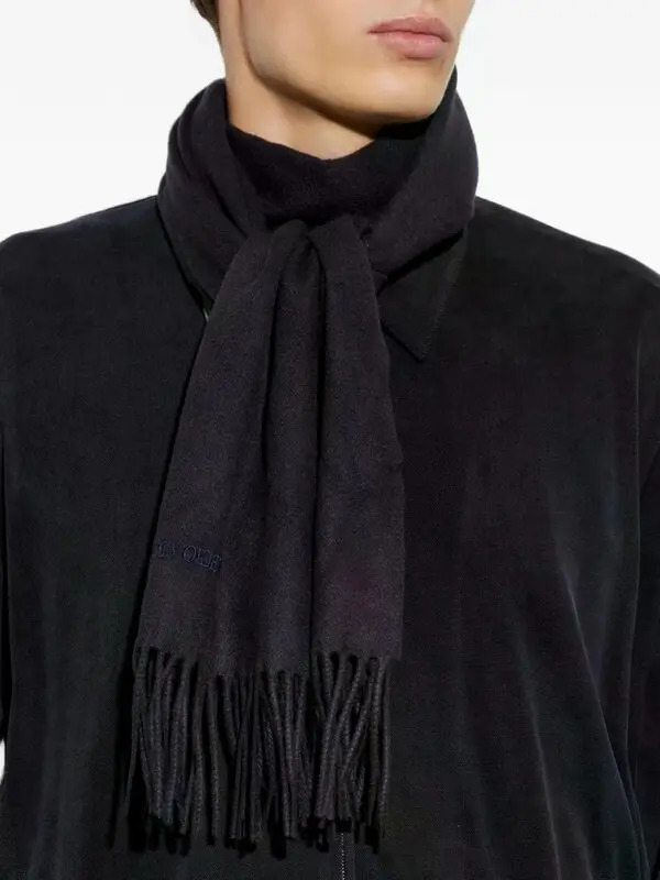 Giorgio Armani Fringed Cashmere Scarf