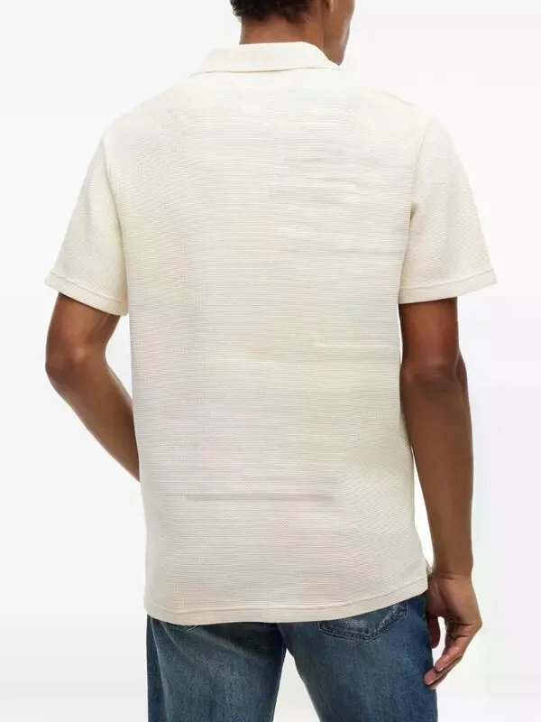 Tommy Hilfiger Waffle-knit Polo Shirt