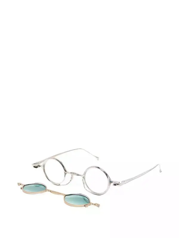 RIGARDS Clip-on Round-frame Glasses