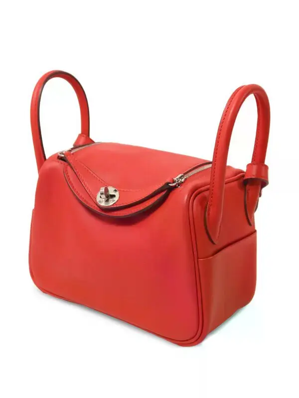 Hermès Mini Lindy Shoulder Bag - Red