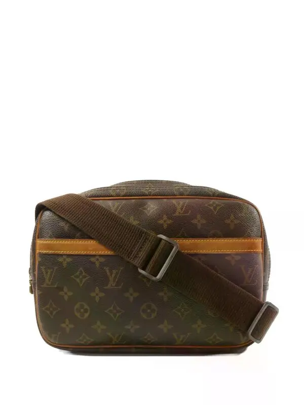 LOUIS VUITTON Monogram Reporter Pm Shoulder Bag - Brown
