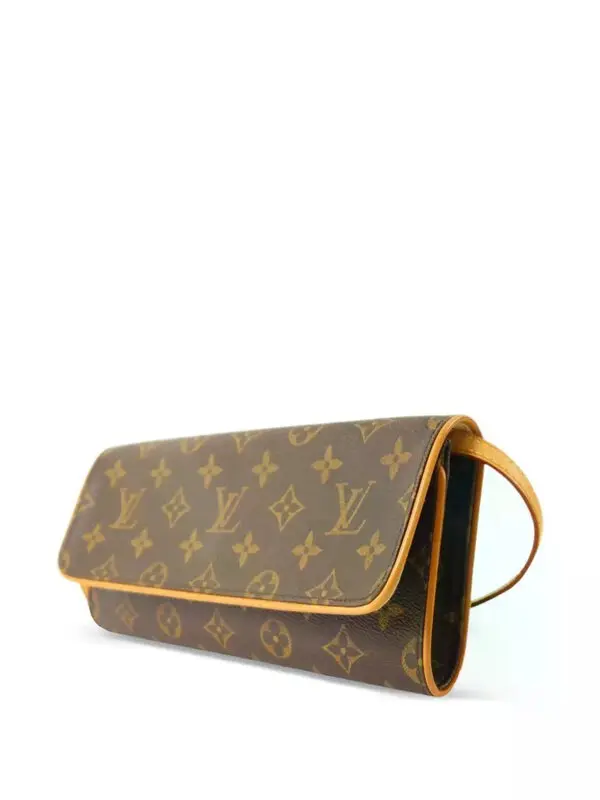 LOUIS VUITTON Gm Pochette Twin Monogram Canvas Shoulder Bag