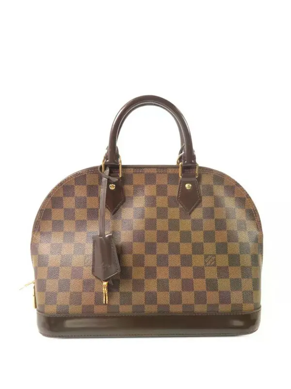 LOUIS VUITTON Alma Pm Damier Ebene Tote Bag