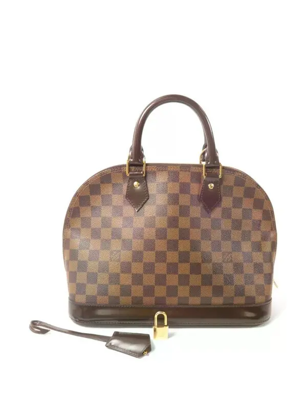 LOUIS VUITTON Alma Pm Damier Ebene Tote Bag
