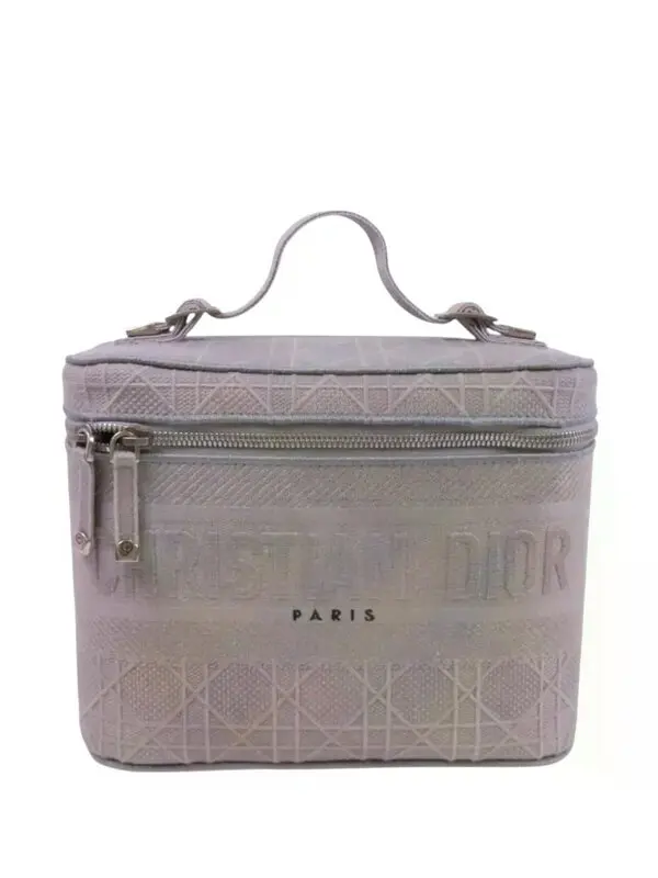 Dior Cannage Embroidered Vanity Case
